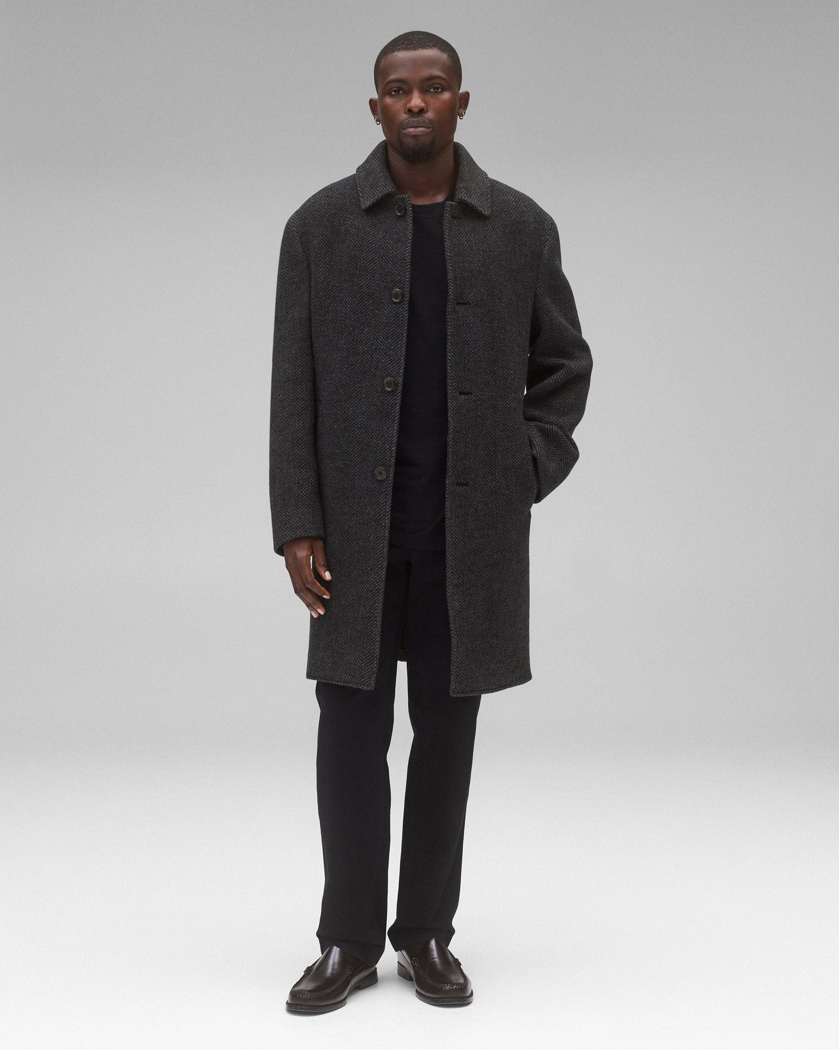 Wool Herringbone Scout Coat | Reigning Champ | Reigning Champ US