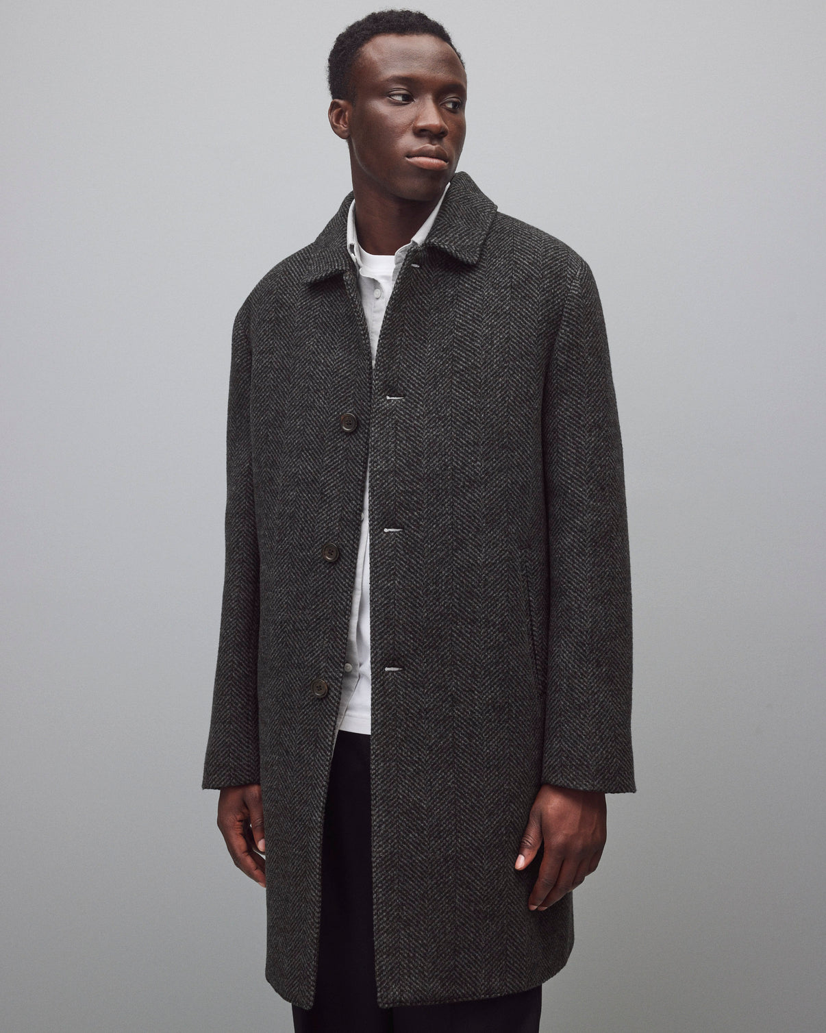 Wool Herringbone Scout Coat | Reigning Champ | Reigning Champ US