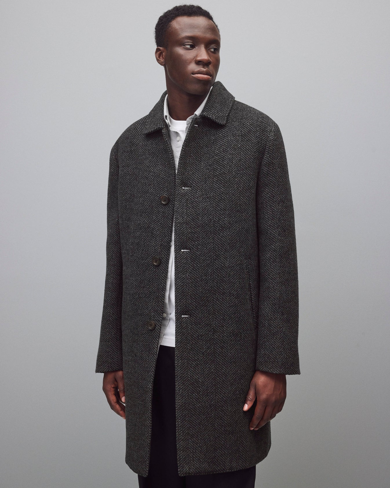 Wool Herringbone Scout Coat | Reigning Champ | Reigning Champ US