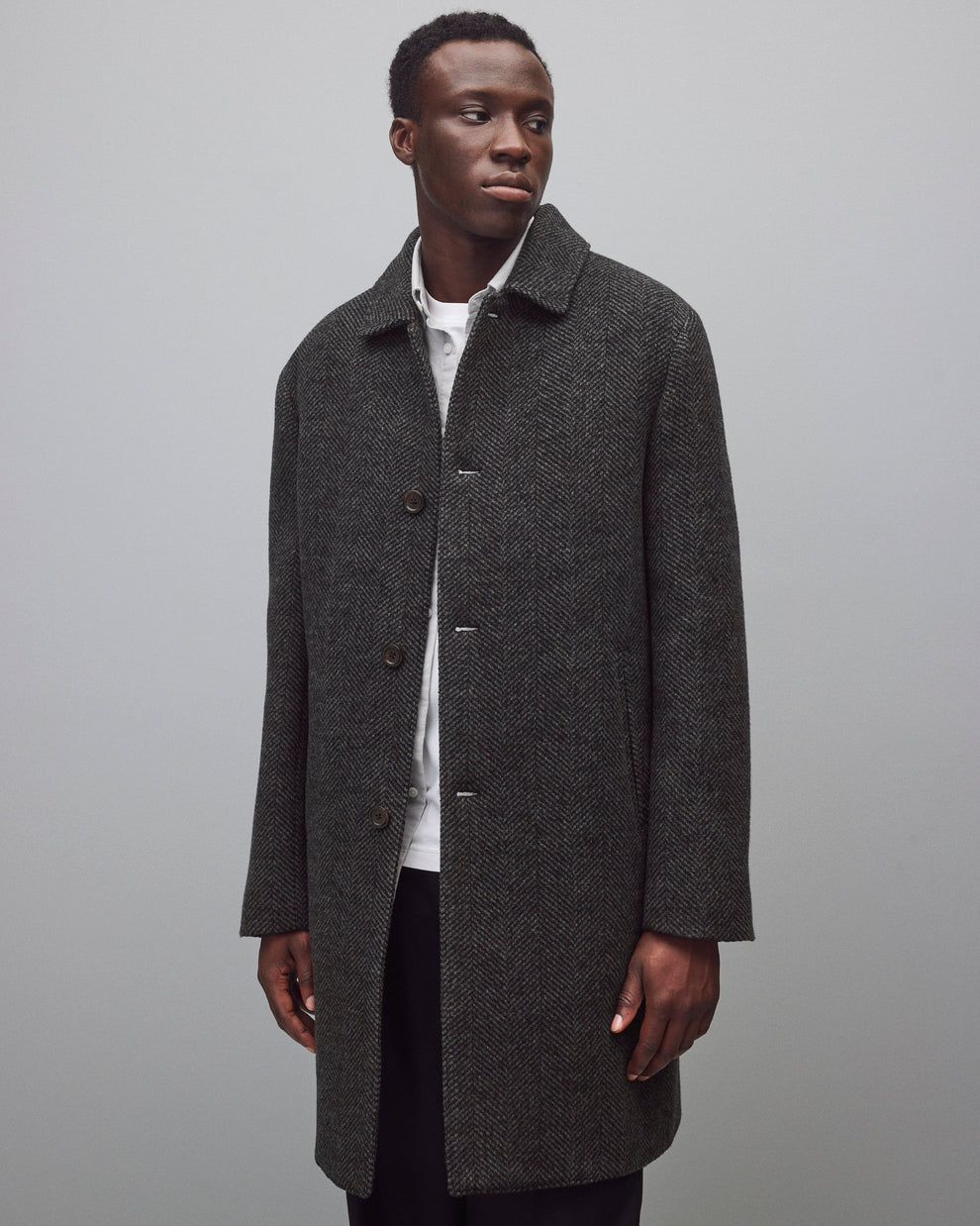Wool Herringbone Scout Coat | Reigning Champ | Reigning Champ US