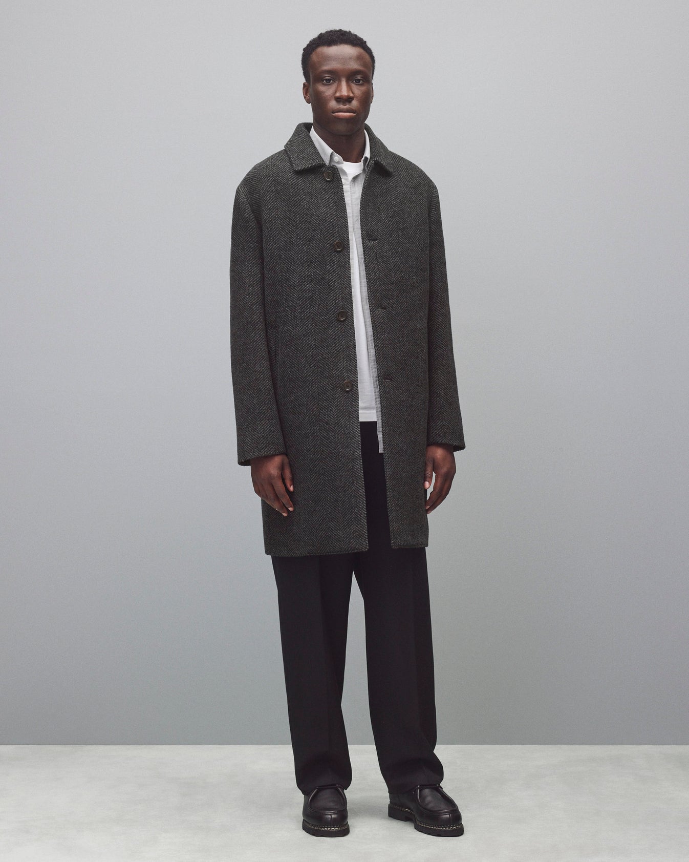 Wool Herringbone Scout Coat | Reigning Champ | Reigning Champ US