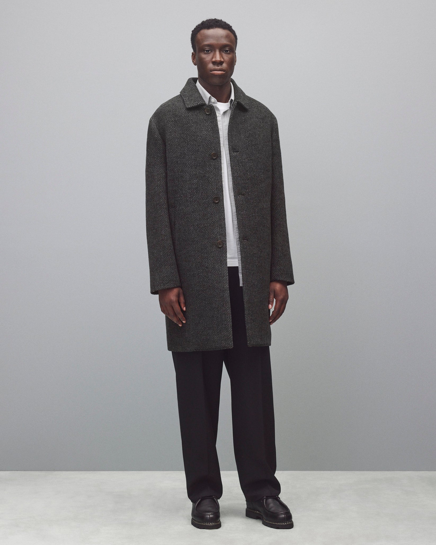 Wool Herringbone Scout Coat | Reigning Champ | Reigning Champ US