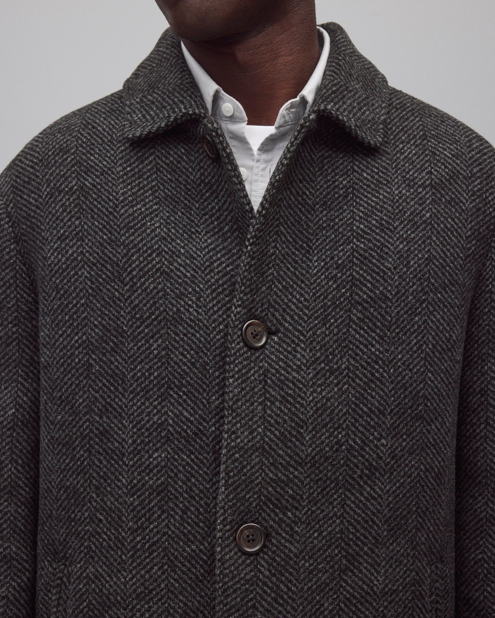 Wool Herringbone Scout Coat | Reigning Champ | Reigning Champ US