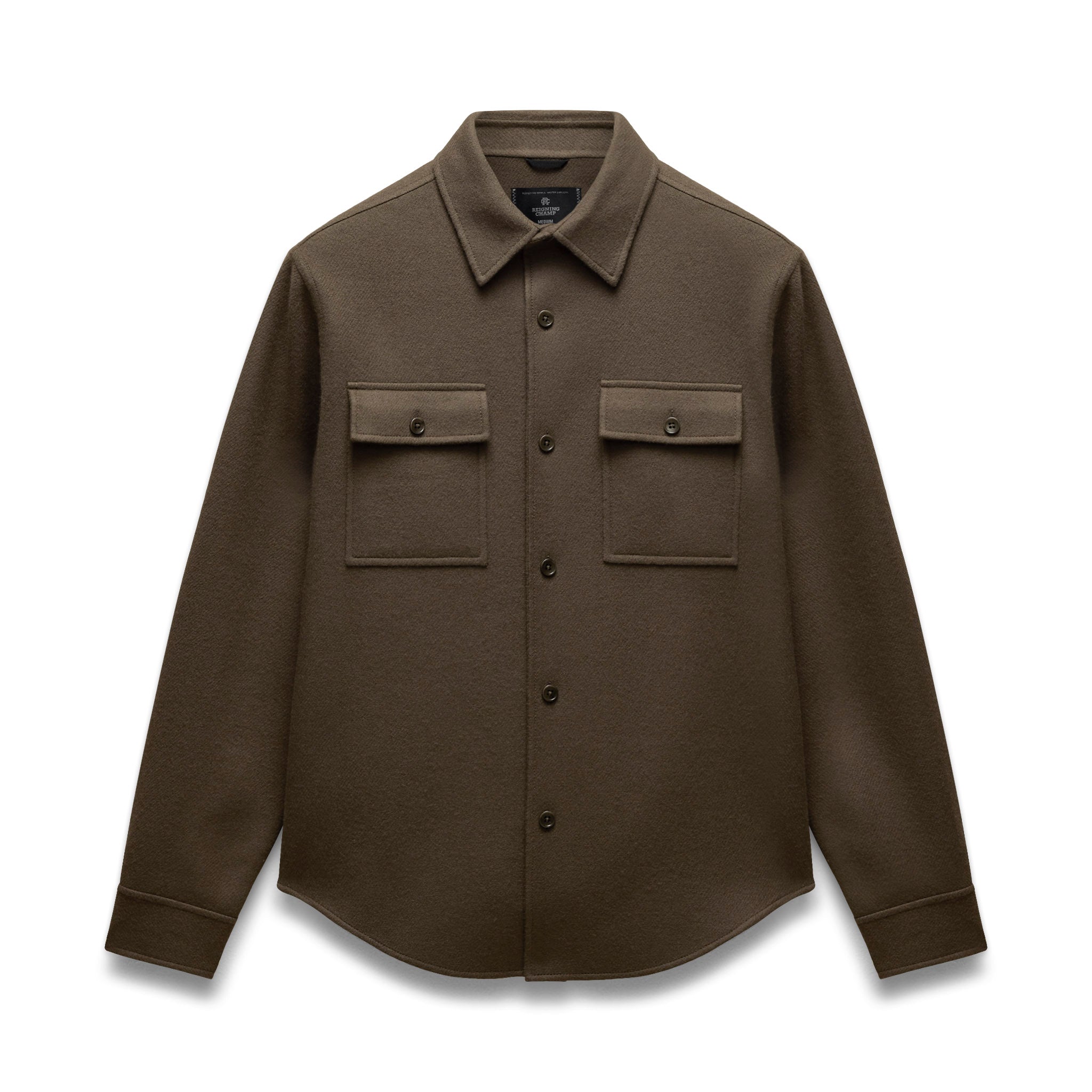 Double Faced Wool Concourse Overshirt | Reigning Champ | Reigning Champ US